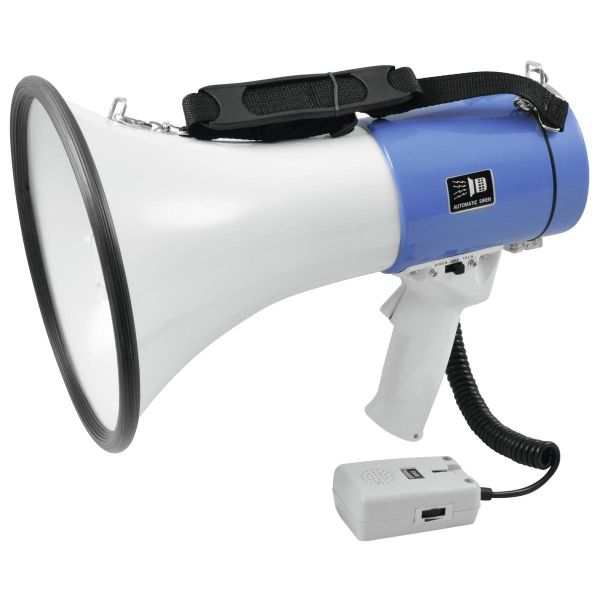 Megaphone 25watts sirène
