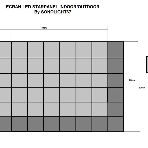 Ecran Géant Led (Dalle 50x50cm) IP65