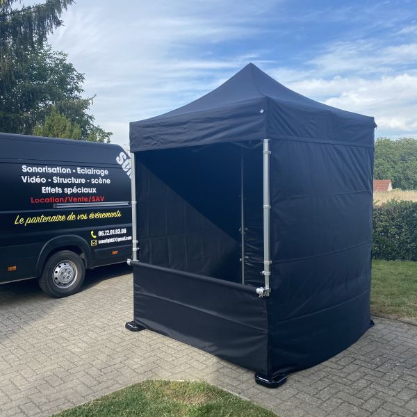 Tonnelle pliante professionnelle 2x2m