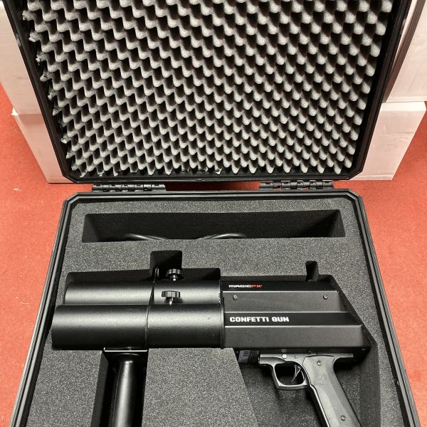 Gun de tir MAGIC FX à confettis avec pointeur laser rouge
